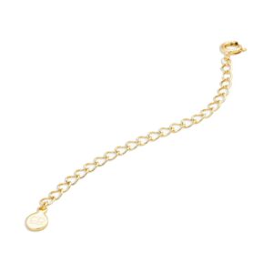 gorjana Women's 3 Inch Adjustable Necklace Extender, 18k Gold Plated