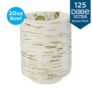 Dixie 936975 Ultra PathwaysaHeavy-Weight Paper Bowls 20 oz. 125/Pack (SX20PATH)