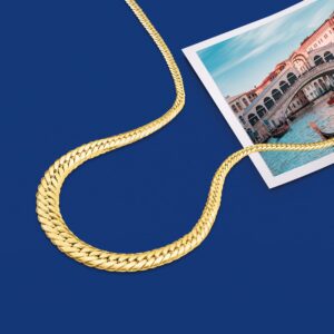 Ross-Simons Italian 18kt Yellow Gold Graduated Cuban-Link Necklace. 20 inches