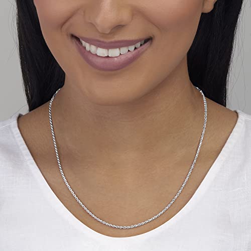 Ross-Simons 2mm Sterling Silver Rope-Chain Necklace. 24 inches