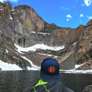 Everyday California 'Midway' Snapback Navy Blue Surf Hat - Baseball Style Cap with Vegan Leather Patch