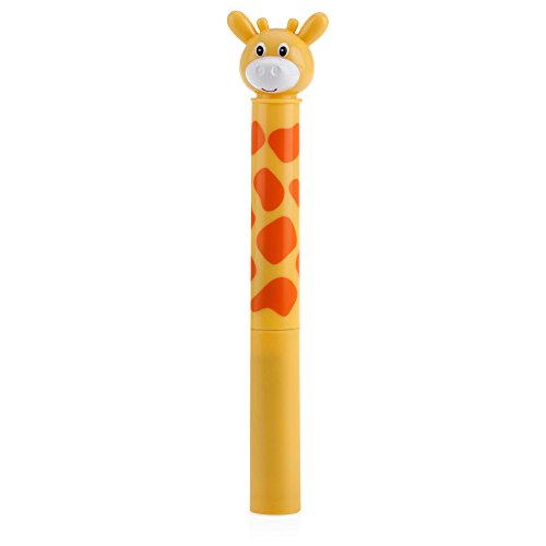 Nuby Electric Toothbrush with Animal Character, Giraffe, 3 Piece Set