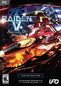 raiden v: director's cut limited edition with original soundtrack ep cd - pc