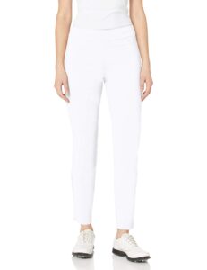 slim-sation women's ankle pant (white,16)