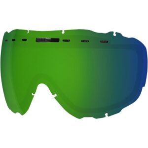 smith prophecy otg snow goggle replacement lens - chromapop sun green mirror