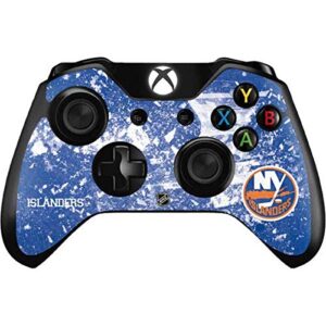 skinit decal gaming skin compatible with xbox one controller - officially licensed nhl new york islanders frozen design