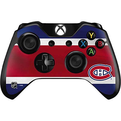 Skinit Decal Gaming Skin Compatible with Xbox One Controller - Officially Licensed NHL Montreal Canadiens Jersey Design