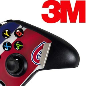 Skinit Decal Gaming Skin Compatible with Xbox One Controller - Officially Licensed NHL Montreal Canadiens Jersey Design