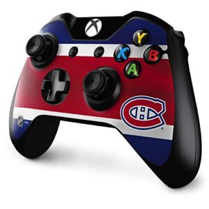 Skinit Decal Gaming Skin Compatible with Xbox One Controller - Officially Licensed NHL Montreal Canadiens Jersey Design