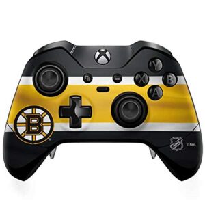 skinit decal gaming skin compatible with xbox one elite controller - officially licensed nhl boston bruins jersey design