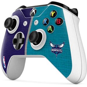 Skinit Decal Gaming Skin compatible with Xbox One S Controller - Officially Licensed NBA Charlotte Hornets Canvas Design