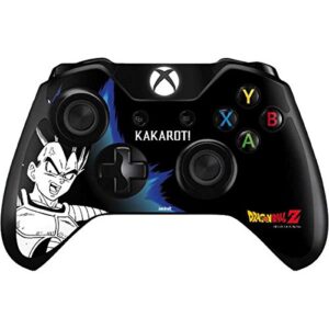 skinit decal gaming skin compatible with xbox one controller - officially licensed dragon ball z kakarot design