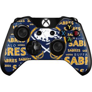 skinit decal gaming skin compatible with xbox one controller - officially licensed nhl buffalo sabres blast design