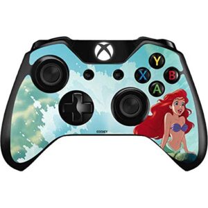 skinit decal gaming skin compatible with xbox one controller - officially licensed disney the little mermaid ariel part of your world design