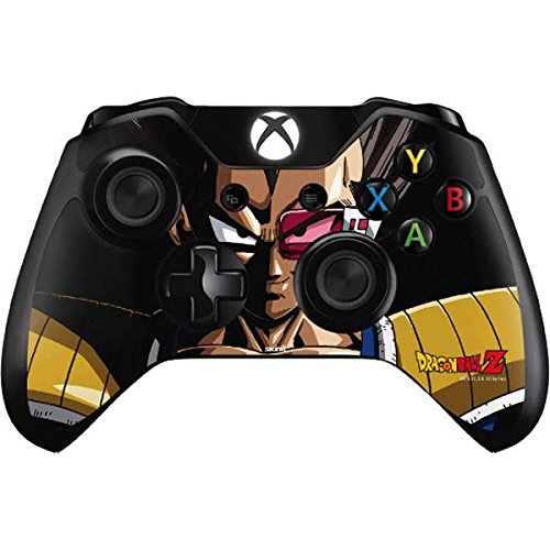 Skinit Decal Gaming Skin compatible with Xbox One Controller - Officially Licensed Dragon Ball Z Vegeta Portrait Design