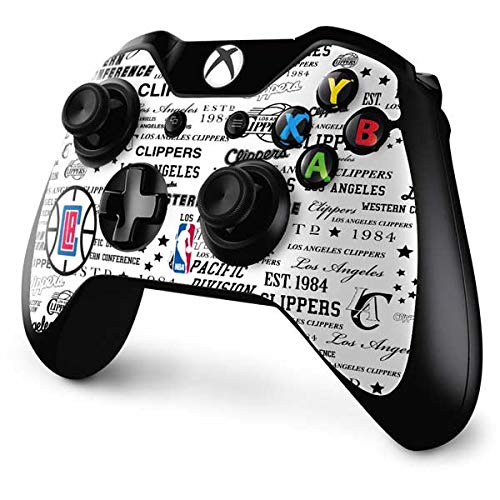 Skinit Decal Gaming Skin compatible with Xbox One Controller - Officially Licensed NBA Los Angeles Clippers Blast Logos Design