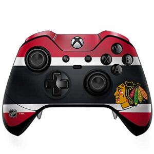 skinit decal gaming skin compatible with xbox one elite controller - officially licensed nhl chicago blackhawks jersey design