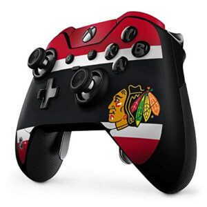 Skinit Decal Gaming Skin compatible with Xbox One Elite Controller - Officially Licensed NHL Chicago Blackhawks Jersey Design