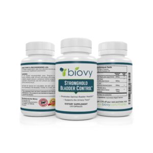 Stronghold Bladder Control - Bladder Control for Men - Bladder Control for Women - Natural Bladder Control Supplement - to Support Healthy Urinary Flow (Already Within Normal Ranges) - (120)