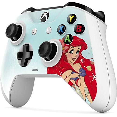 Skinit Decal Gaming skin compatible with Xbox One S Controller - Officially Licensed Disney The Little Mermaid Ariel Sparkles Art Design