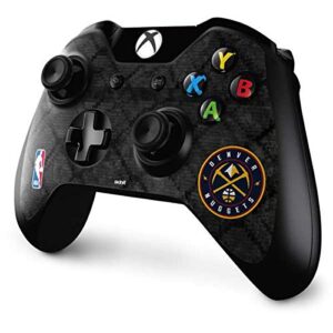 Skinit Decal Gaming Skin compatible with Xbox One Controller - Officially Licensed NBA Denver Nuggets Dark Rust Design