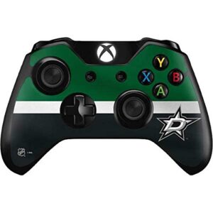 skinit decal gaming skin compatible with xbox one controller - officially licensed nhl dallas stars jersey design