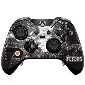 skinit decal gaming skin compatible with xbox one elite controller - officially licensed nhl philadelphia flyers frozen design