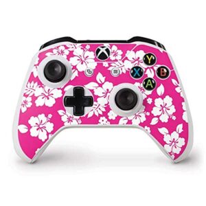 skinit decal gaming skin compatible with xbox one s controller - originally designed pink and white design