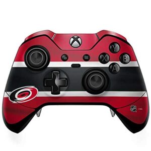 skinit decal gaming skin compatible with xbox one elite controller - officially licensed nhl carolina hurricanes jersey design