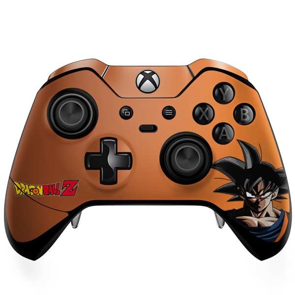 Skinit Decal Gaming skin compatible with Xbox One Elite Controller - Officially Licensed Dragon Ball Z Goku Portrait Design