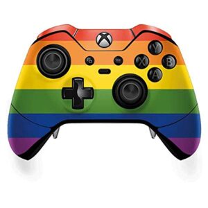 skinit decal gaming skin compatible with xbox one elite controller - originally designed the rainbow flag design