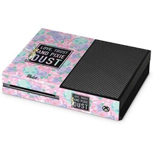 skinit decal gaming skin compatible with xbox one console - officially licensed disney tinker bell love trust and pixie dust design