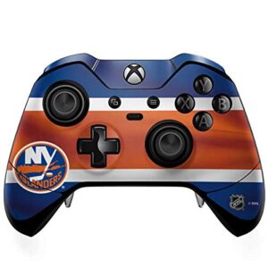 skinit decal gaming skin compatible with xbox one elite controller - officially licensed nhl new york islanders jersey design