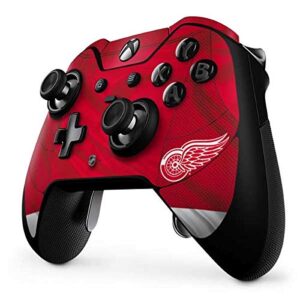 Skinit Decal Gaming Skin compatible with Xbox One Elite Controller - Officially Licensed NHL Detroit Red Wings Home Jersey Design