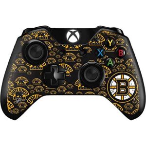 skinit decal gaming skin compatible with xbox one controller - officially licensed nhl boston bruins blast design