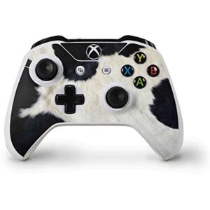 skinit decal gaming skin compatible with xbox one s controller - officially licensed skinit originally designed cow design