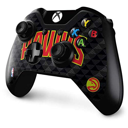 Skinit Decal Gaming Skin Compatible with Xbox One Controller - Officially Licensed NBA Atlanta Hawks Team Jersey Design