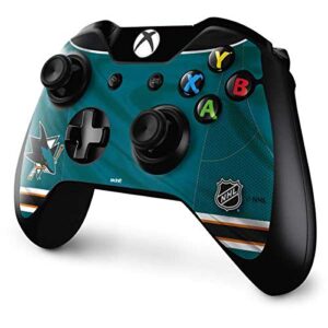 Skinit Decal Gaming Skin Compatible with Xbox One Controller - Officially Licensed NHL San Jose Sharks Home Jersey Design