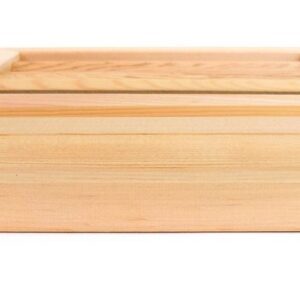 Miller Shingle Square Clear Cedar Vent, Flush Mount - 12 inch x 12 inch