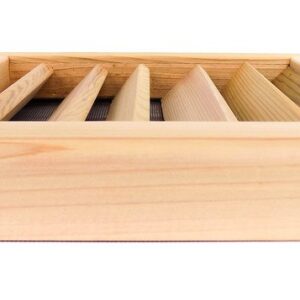 Miller Shingle Square Clear Cedar Vent, Flush Mount - 12 inch x 12 inch