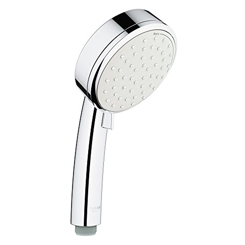 GROHE 2757120E Tempesta Cosmopolitan 2-Setting Handheld Shower Head, Rain Jet Settings, Starlight Chrome