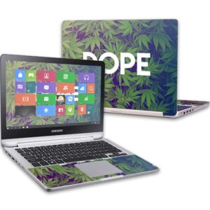 mightyskins skin compatible with samsung notebook 7 spin 13.3" (2016) – dope | protective, durable, and unique vinyl decal wrap cover | easy to apply, remove, and change styles | made in the usa