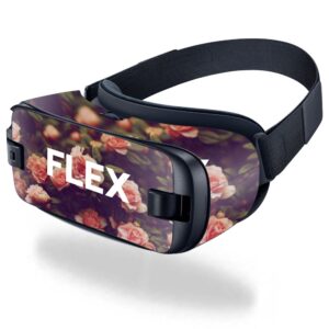 mightyskins skin compatible with samsung gear vr (2016) – flex | protective, durable, and unique vinyl decal wrap cover | easy to apply, remove, and change styles | made in the usa