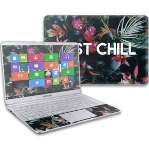 mightyskins skin compatible with samsung notebook 9 – just chill | protective, durable, and unique vinyl decal wrap cover | easy to apply, remove, and change styles | made in the usa