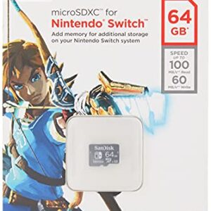 SanDisk 64GB microSDXC UHS-I card for Nintendo Switch - SDSQXAT-064G-GN6ZA