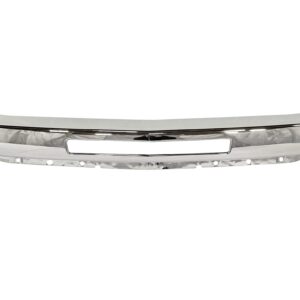 MBI AUTO - Chrome, Steel Front Bumper Impact Face Bar Compatible with 2007 2008 2009 2010 2011 2012 2013 Chevy Silverado 1500 Pickup 07-13, GM1002831