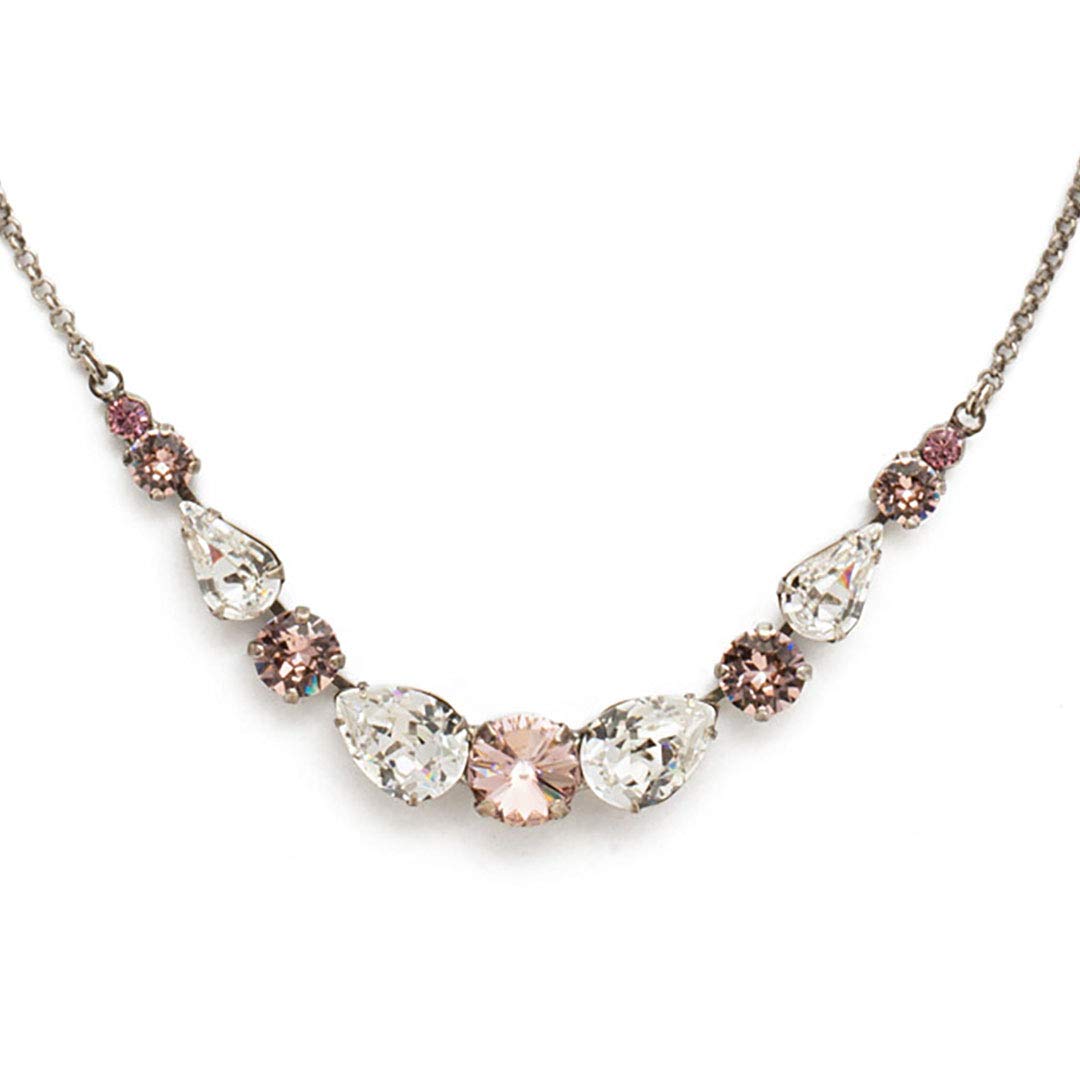 Sorrelli Crystal Rose Polished Pear Necklace