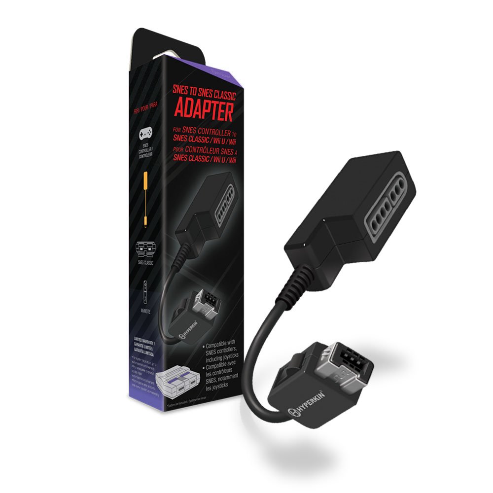 Hyperkin Controller Adapter for SNES to SNES Classic Edition/ Wii U/ Wii