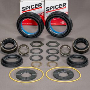 axle bearing seal and small parts kit - compatible with ford superduty dana 50 60 99-04