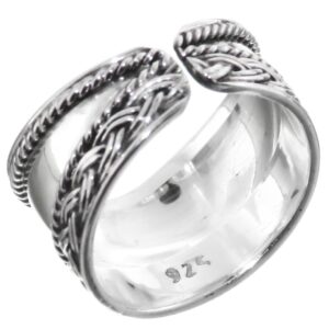 Bali Handmade Filigree 925 Sterling Silver Adjustable Toe Ring